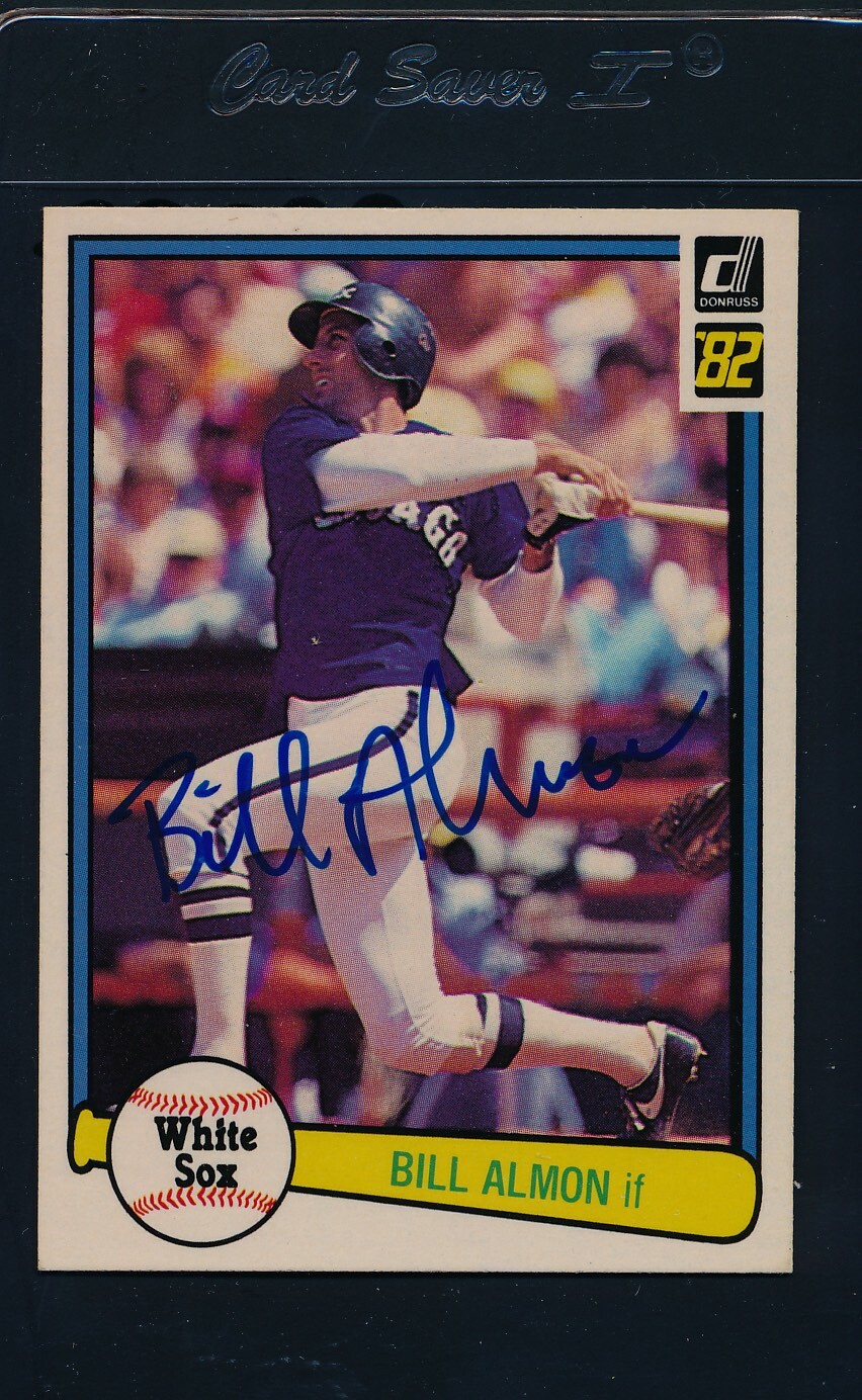 1982 Donruss #637 Bill Almon White Sox Signed Auto *22292 | eBay