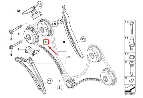 BMW X5 E70 ENGINE TIMING CAMSHAFT SPROCKET 7598002 11367598002 08-20 NO ...
