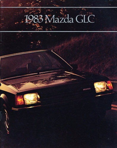 1983 Mazda GLC 26-page Original Car Sales Brochure Catalog - Hatchback ...