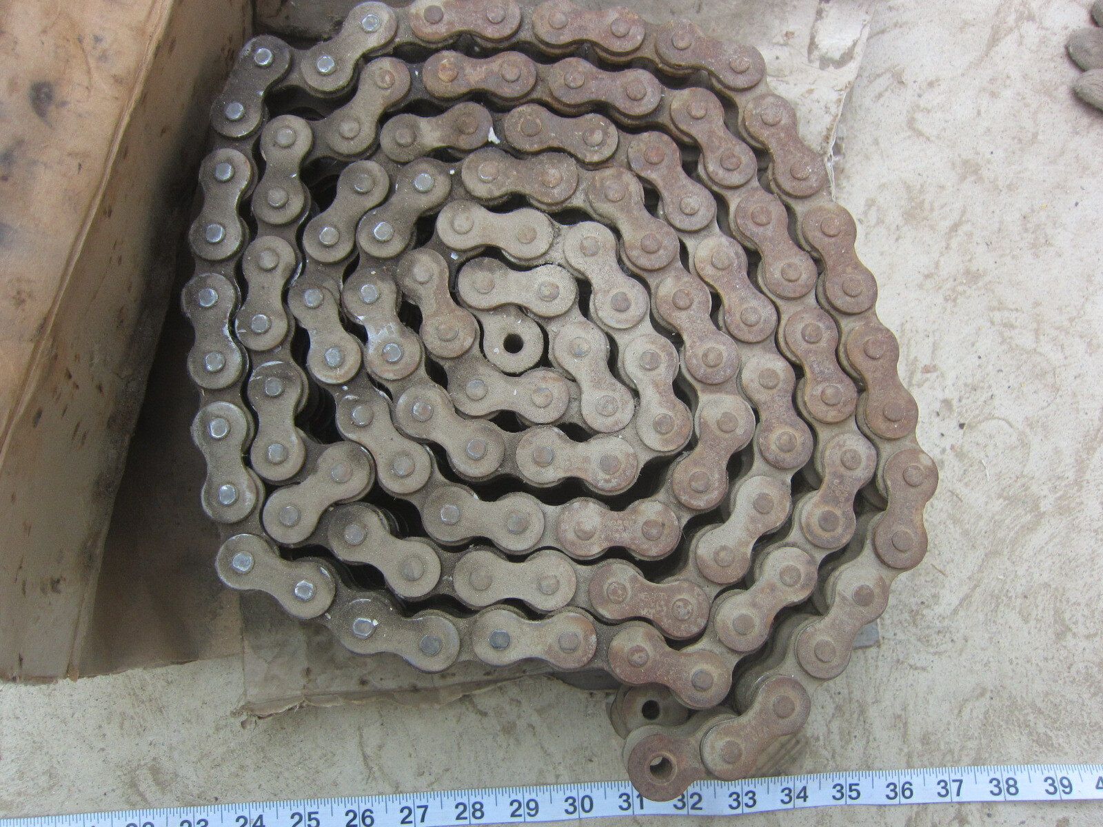 Morse #80-3R 10', 38" Roller Triple Strand Chain, Used | eBay