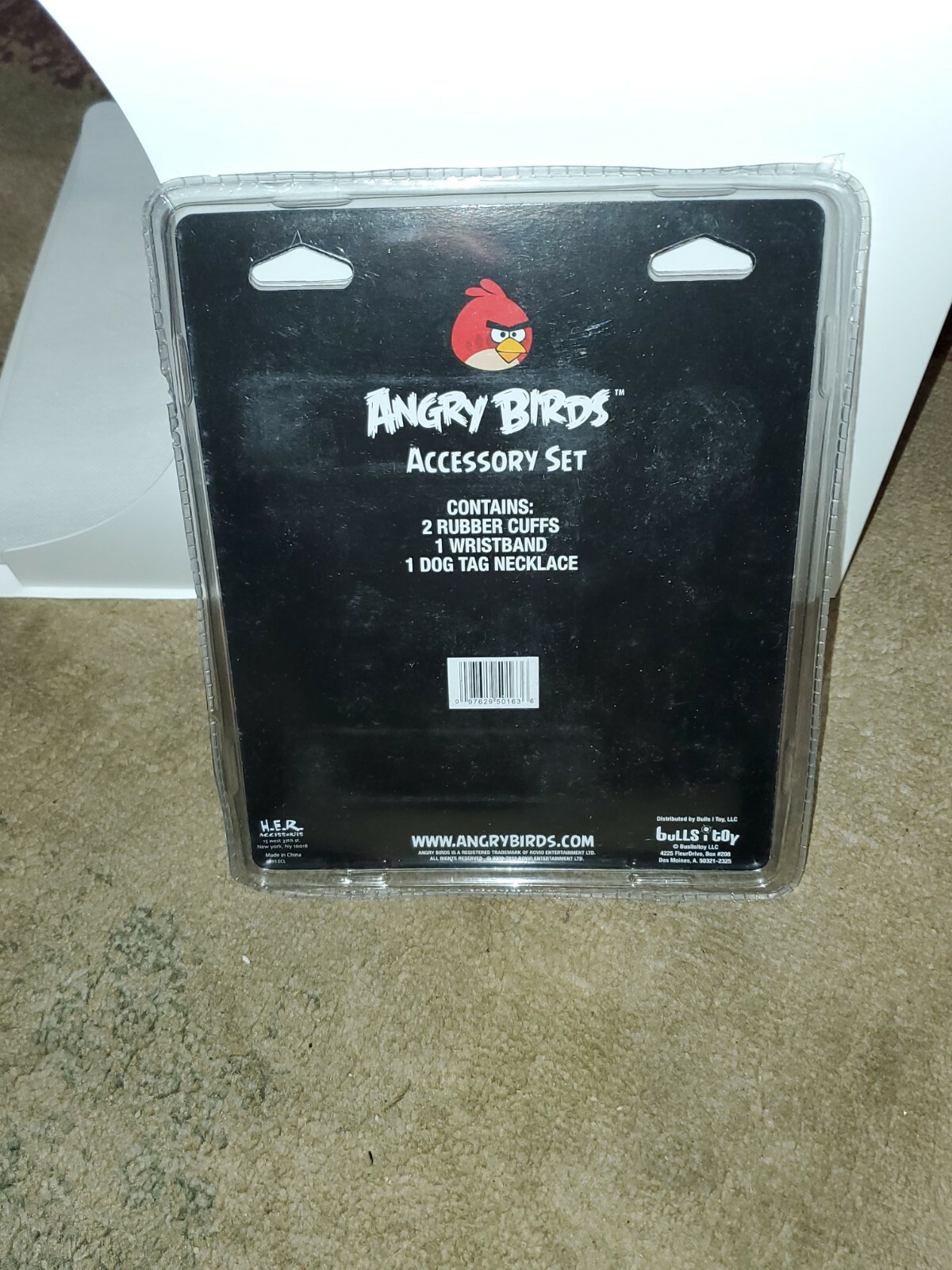 Angry Birds Accessory Sets Rubber Cuffs Wristbands Dog Tags NIP | eBay