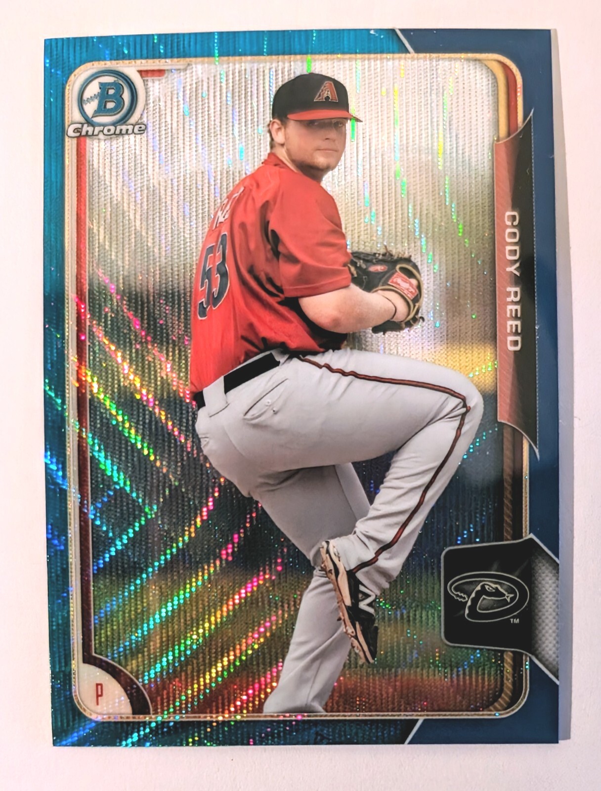 2015 Bowman Chrome Cody Reed Blue Wave Refractor #bcp233 SP Dbacks ...