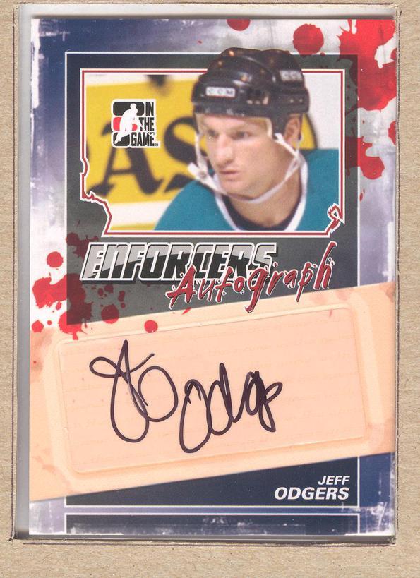 Jeff Odgers A-JO 2011-12 ITG Enforcers Autograph Auto (Neater) | eBay
