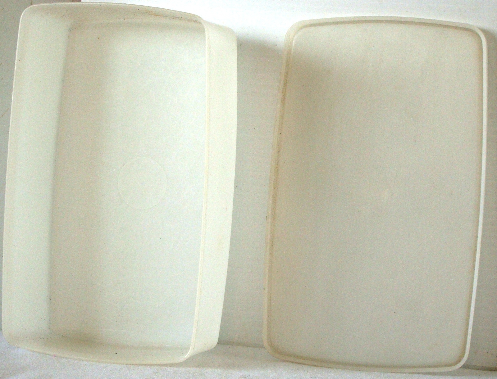 HTF Tupperware Pak-N-Stor #713 CLASSIC SHEER Rectangle 9" x 5 1/4" x 2 ...