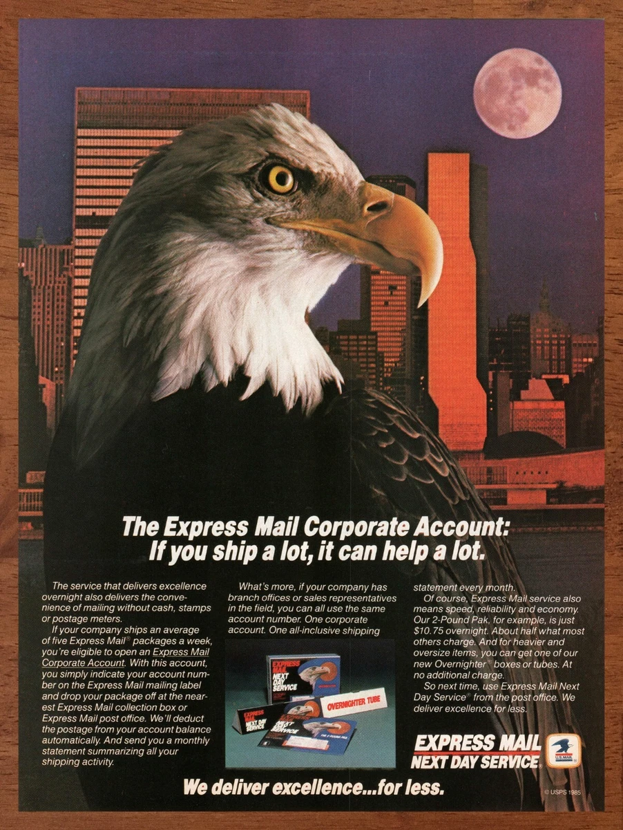 Excellence Poster With Eagle