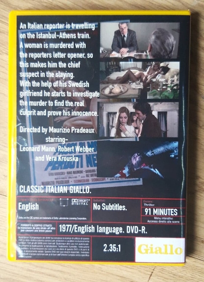 GIALLO -DEATH STEPS IN THE DARK---FANTASTIC GIALLO 1977 -DVD-R. | eBay UK