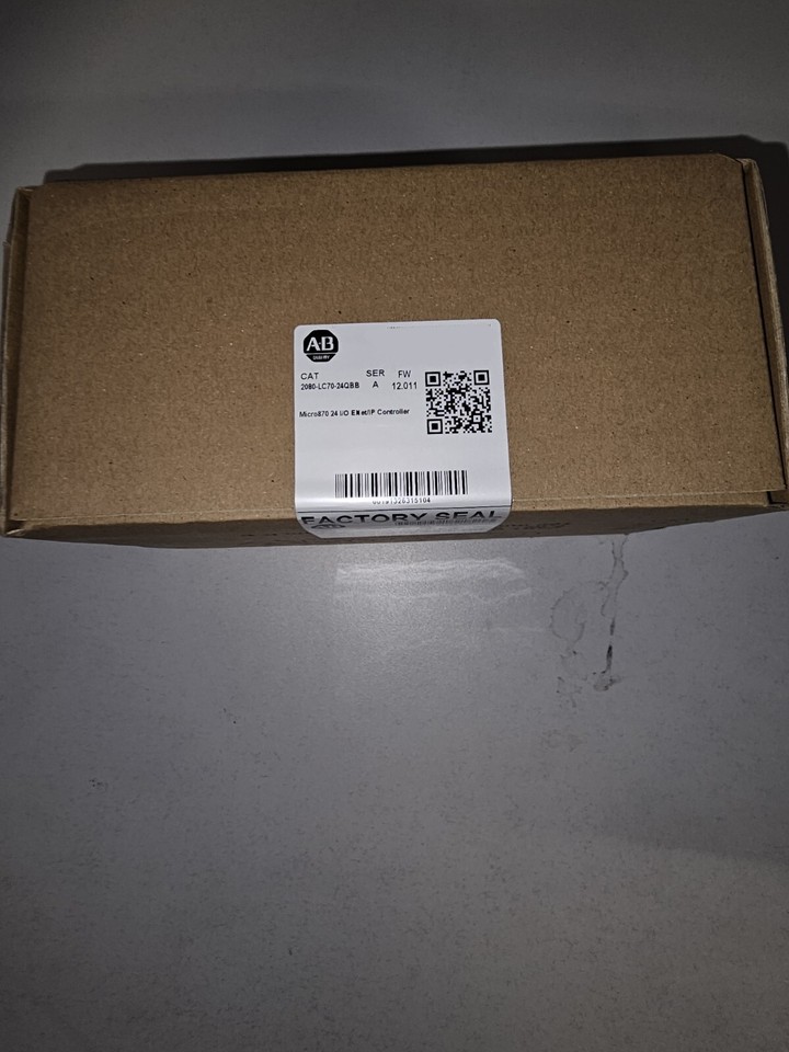 2080-LC70-24QBB Brand New AB Micro870 24 I/O ENet/IP Controller Free ...