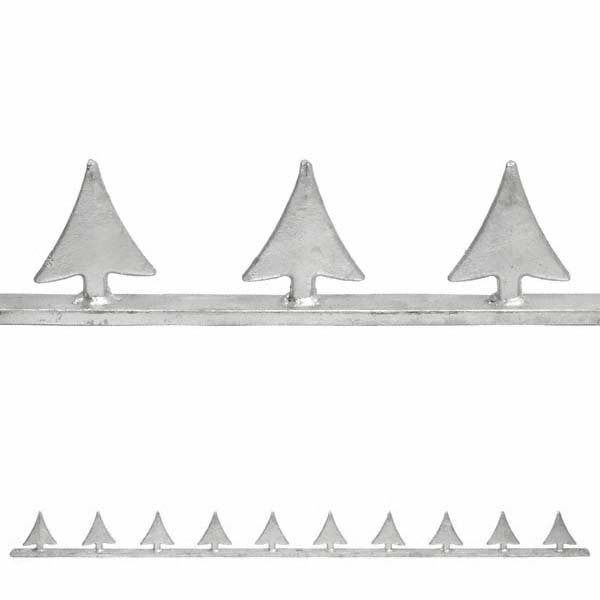 Security Spikes Galv & Black 1 Mtr Long Home Security for Walls & Gates ...