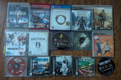 Lot of 15 Game Discs, PS3, PS1, PS4, AS-IS Pre-Owned | eBay
