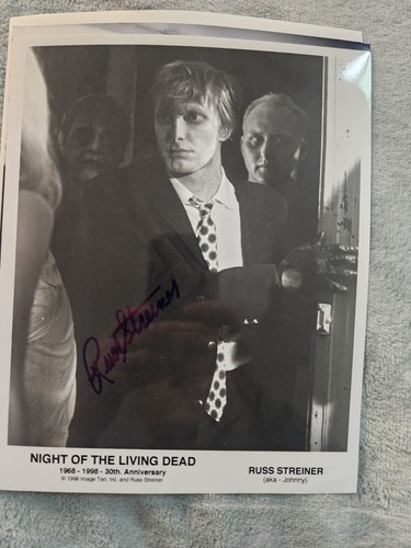 Russ Streiner - SIGNED - Night Of The Living Dead - 8x10 B&W Photo ...