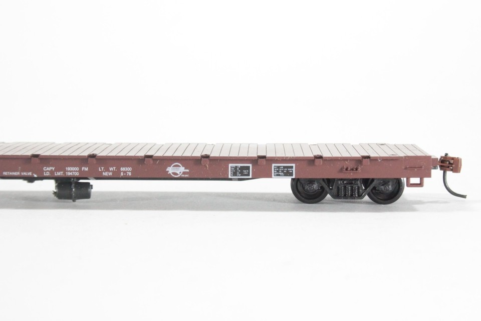 HO Roundhouse Missouri Pacific 60ft Flat Car #819738 Nkl Cplr No Brk ...