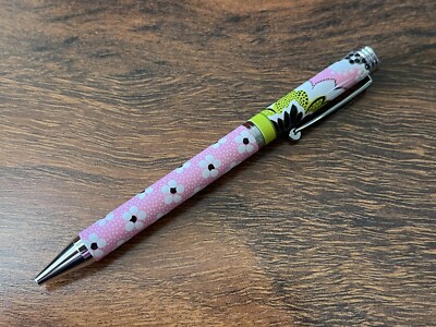 Vera Bradley PRISCILLA PINK INK PEN Black Ball Point Refillable ...