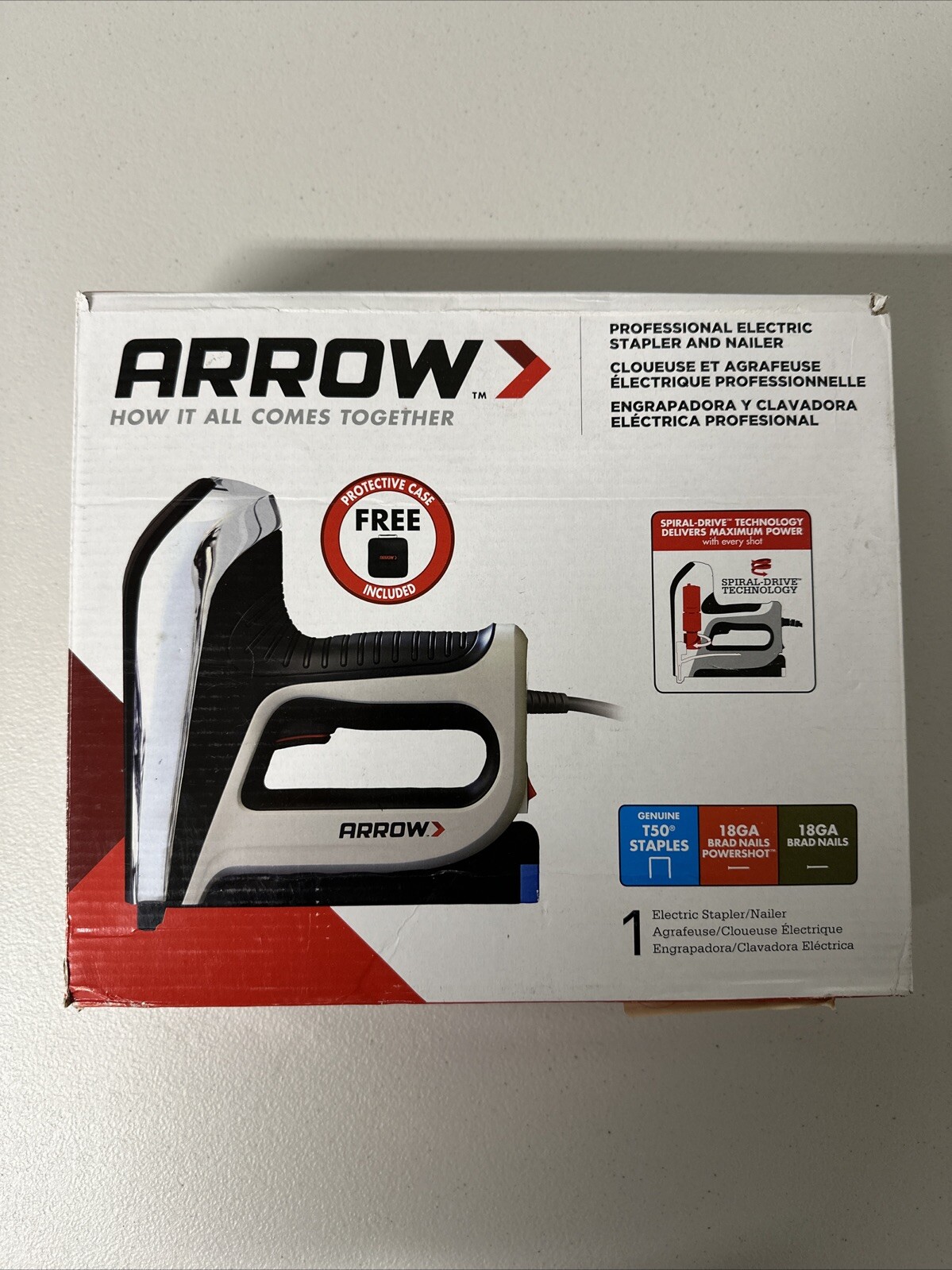Arrow T50AC Professional Electric Stapler And Nailer T50 & 18GA NIB | eBay