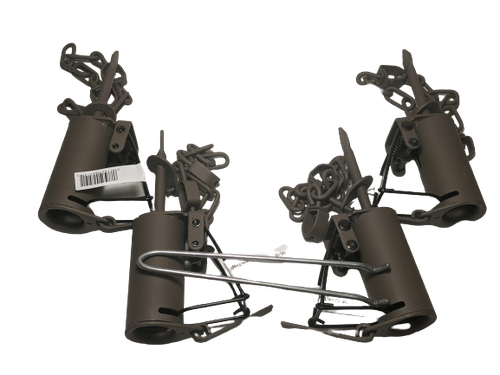 4 Duke DP Dog Proof W/SETTER Coon Foothold Traps Trapping Supply ...