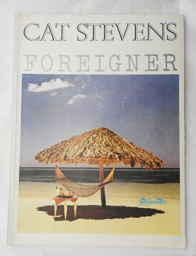 Foreigner - Cat Stevens song book piano vocals Freshwater Music 1973 ...