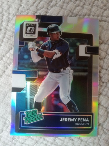 2022 Optic Jeremy Pena Rated Prospect Card Silver Holo Prizm Houston ...