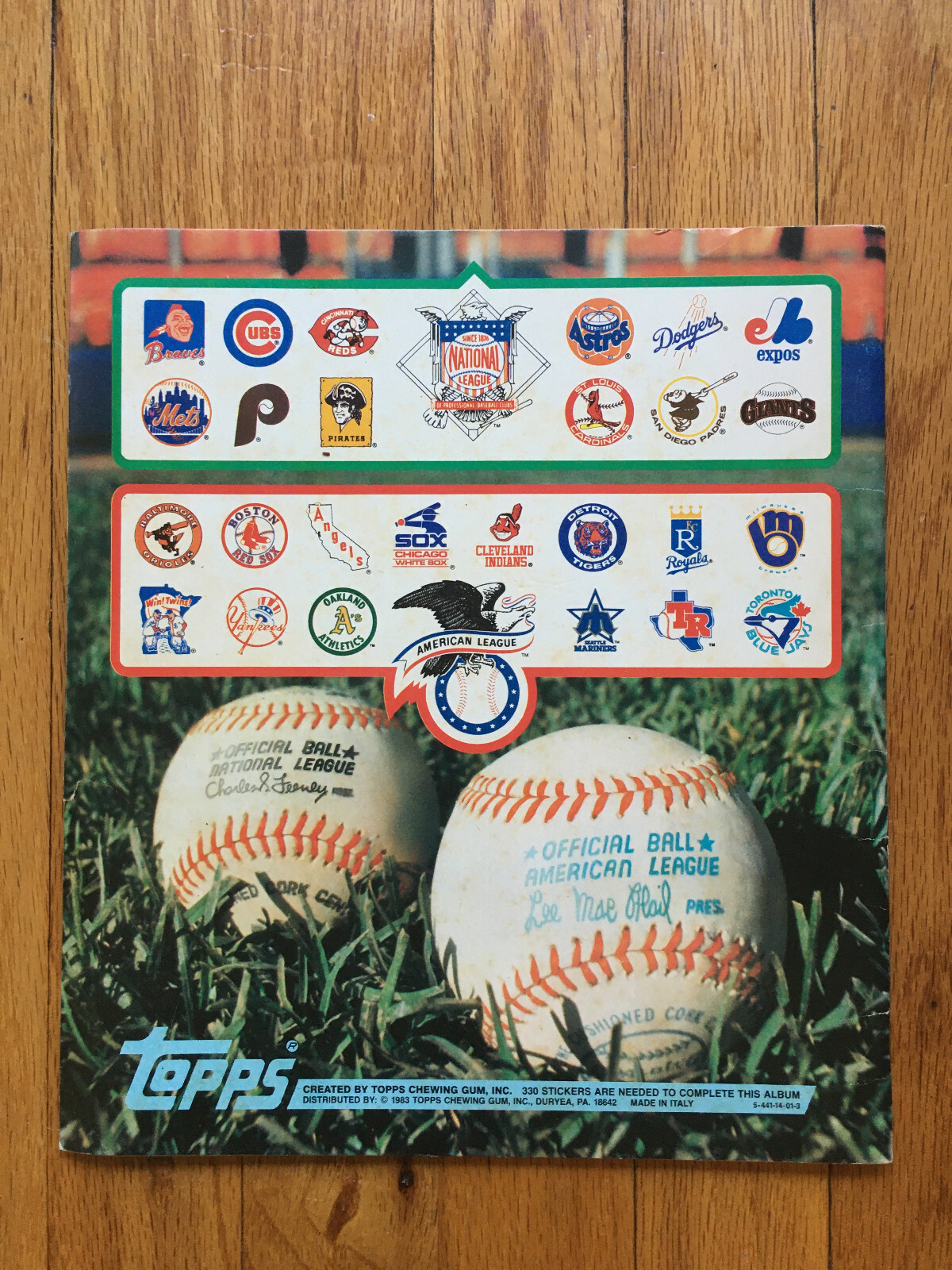Lot of 2 TOPPS baseball Sticker Album Books - 1981 & 1983 - used | eBay