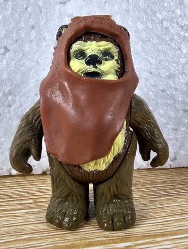 Vintage 1984 Kenner Star Wars Wicket W Warrick with hood figure loose ...