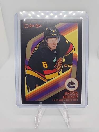 2023-24 OPC Retro Black Border /100- BROCK BOESER | eBay