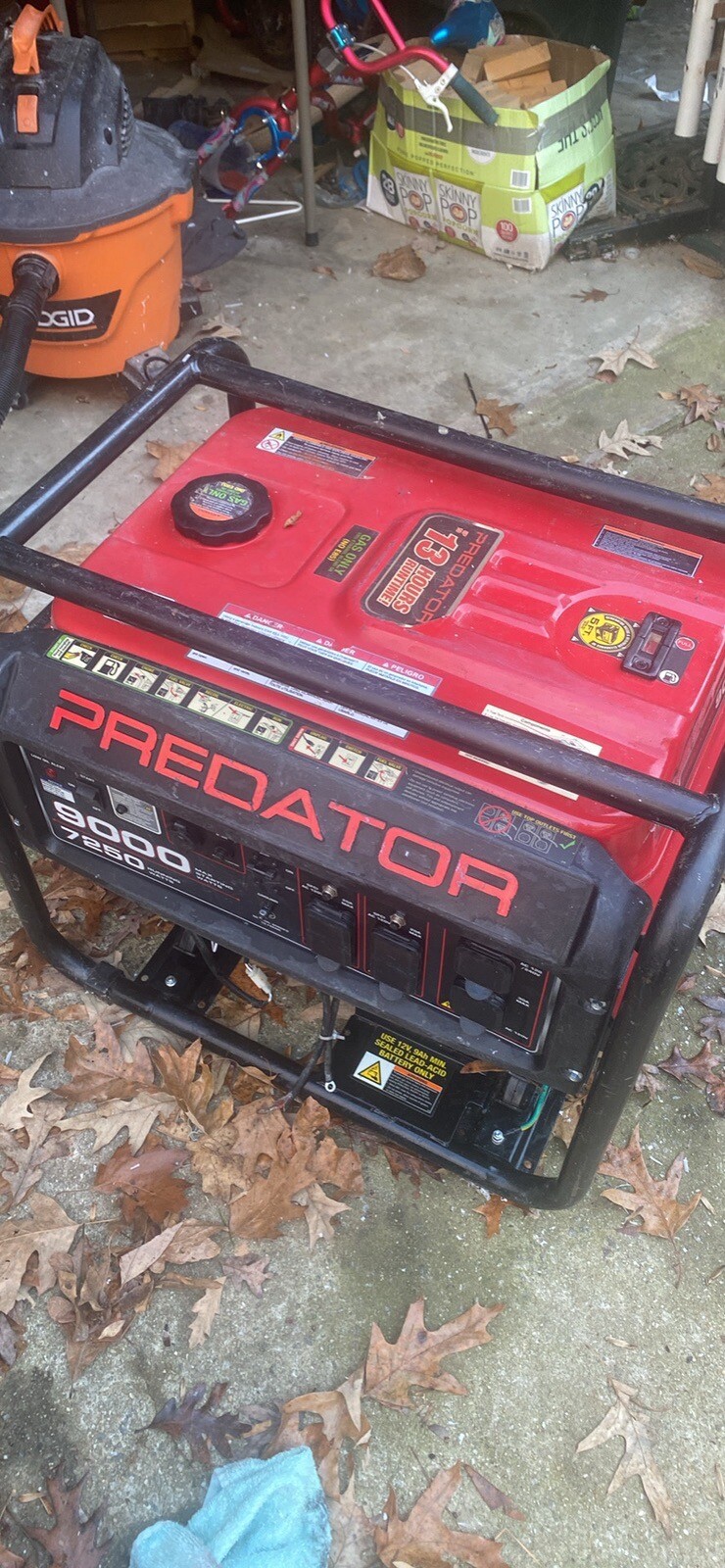 Predator 9000 Watt Gas Powered Portable Generator EPA----Pickup Only ...