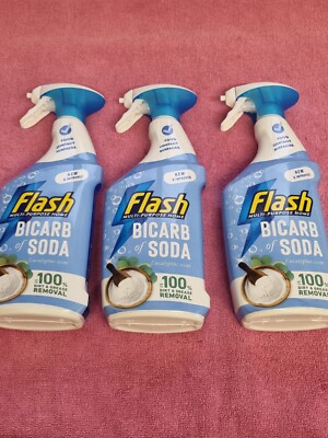 3x Flash Traditional Multi-Purpose Cleaning Spray with Bicarbonate of ...