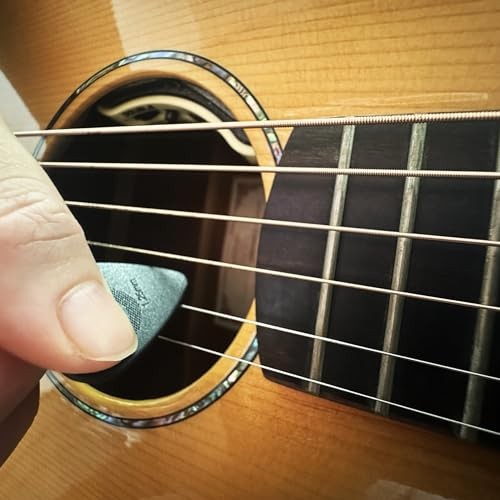 Guitar Picks with Grip Stamped, Non Slip Textured Picks 5 Pack (073, 5P ...