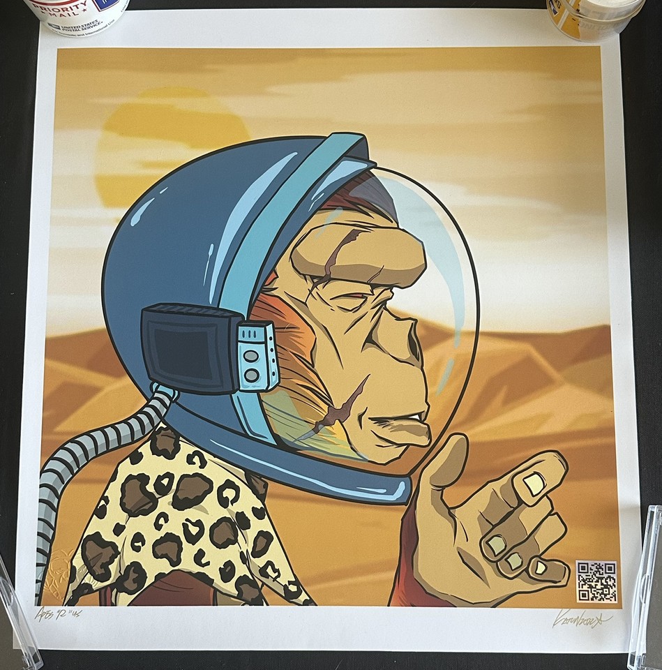Graffiti Art 15x15 Original Print 1 Of 1 Katun Signed “Ape” Street ...