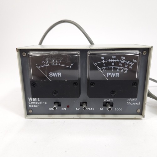 Autek Research WM-1 Computing Meter Ham Radio SWR Wattmeter | eBay