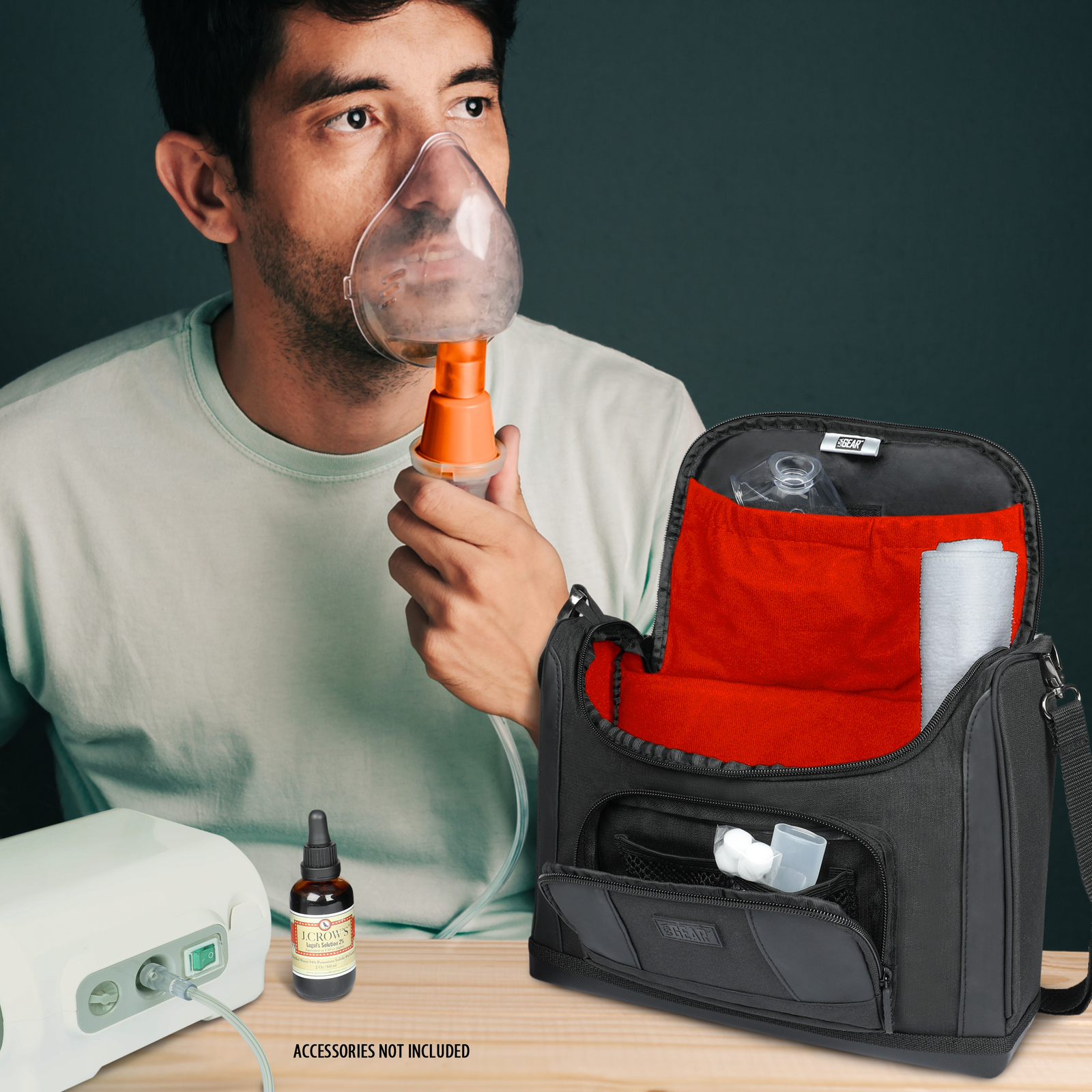 USA GEAR Travel Shoulder Bag Compatible with Asthma Machines (Bag Only ...