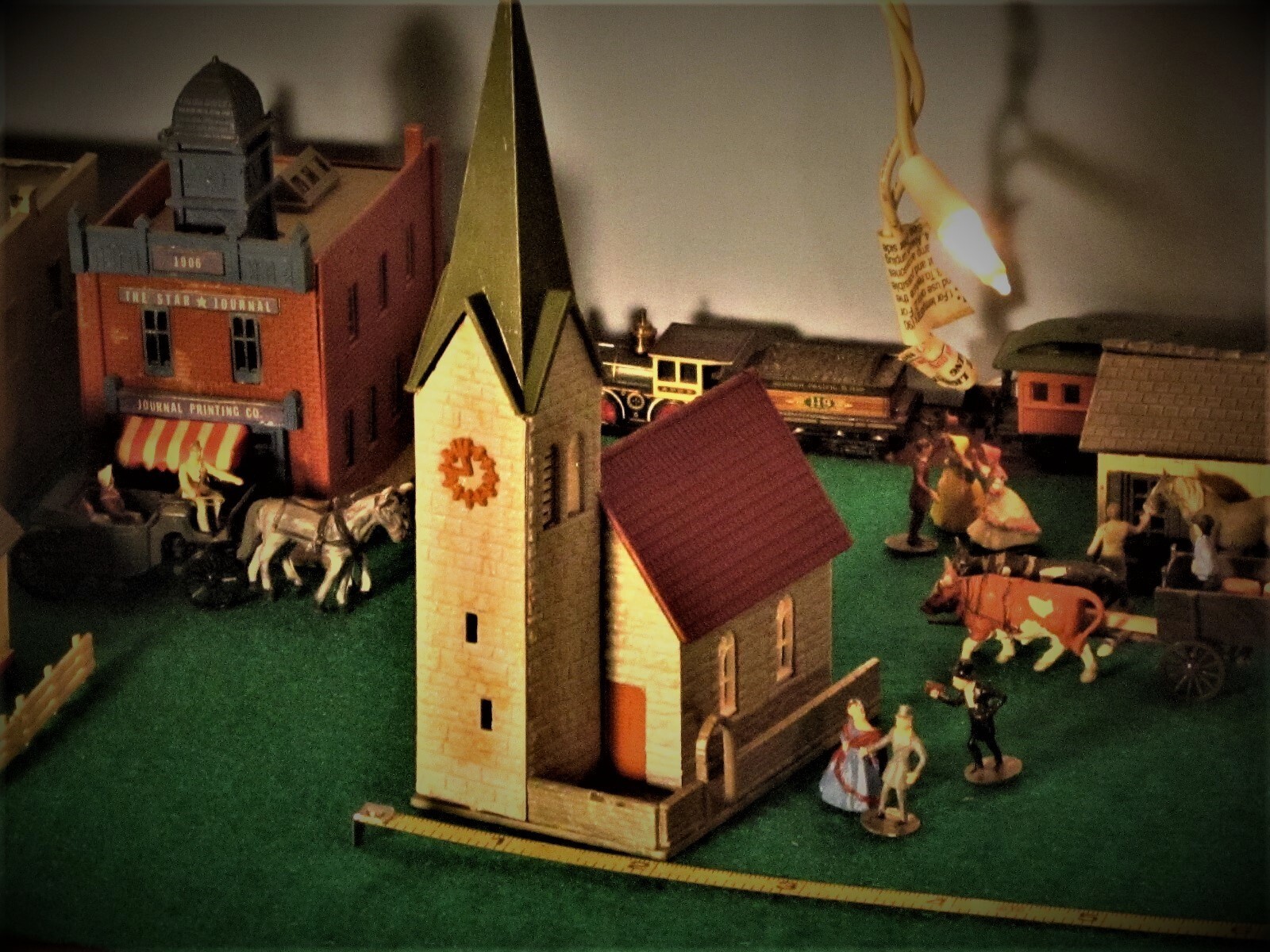 N 1:160-144 Scale Building Village Stone Church by Faller Germany Built ...