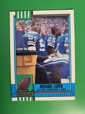 1990 Topps Michael Cofer #362 Detroit Lions | eBay