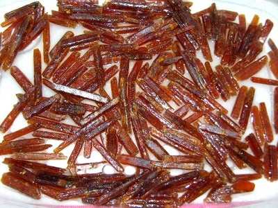 Kyanite red gem grade translucent crystals Tanzania 6 gram lots 2-5 ...