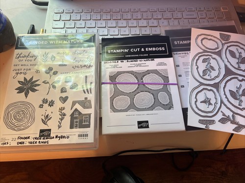 Stampin' Up! RINGED WITH NATURE Stamp Set & TREE RINGS Dies Embossing ...