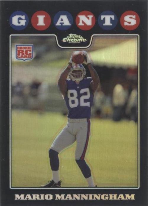 2008 Topps Chrome - Mario Manningham #TC201 Refractor (RC) for sale ...