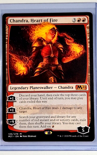 2020 MTG Magic the Gathering M21 Core Set 2021 #135 Chandra Heart of ...