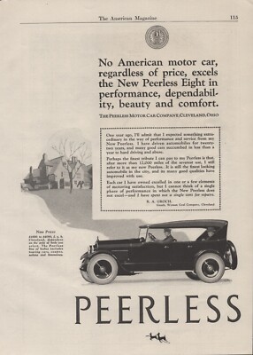 Peerless Automobile - Touring Car- 1923 - Peerless Motor Car Company ...
