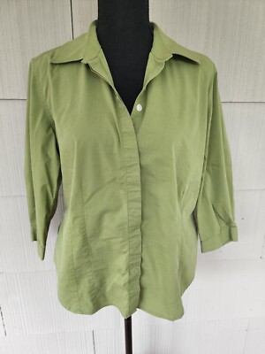 Chico Green Longsleeve Women's Size 1 | eBay