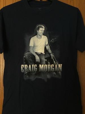 Craig Morgan - American Country Music Artist - Blue Tour Shirt - L ...