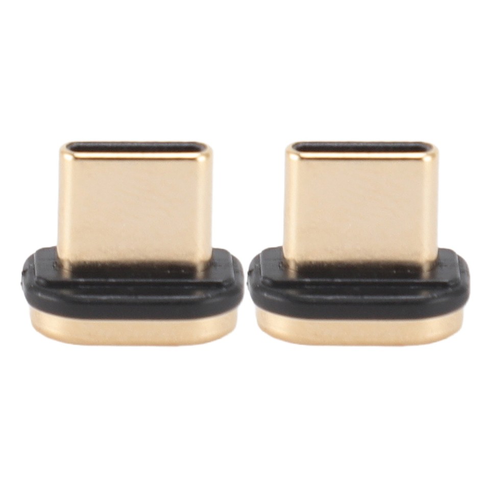 2x USB C Port Plugs Metal Gold Plated Anti Dust Plugs Charging Port ...