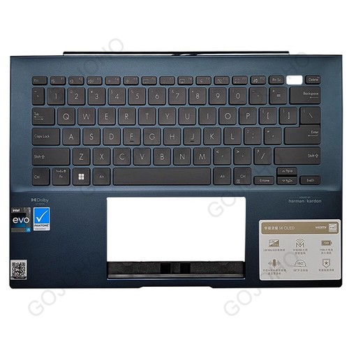 Blue FOR ASUS Zenbook 14 OLED UX3402 C Shell Cover Upper Palmrest ...