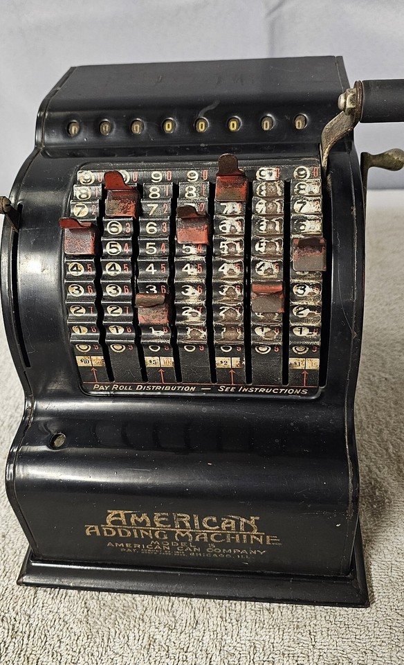 📊American Adding Machine Co Model 5 Five Chicago ILL. Pat.date 1912 ...