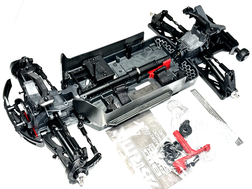 ARRMA BIG ROCK V3 BLX 4x4 3s 1/10 MONSTER TRUCK ROLLER SLIDER CHASSIS ...