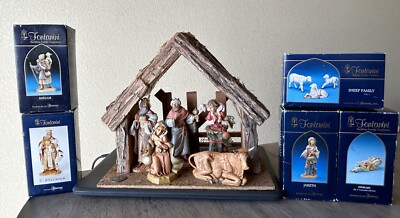 11 Piece FONTANINI Italy NATIVITY SET w/Stable and Figures | eBay