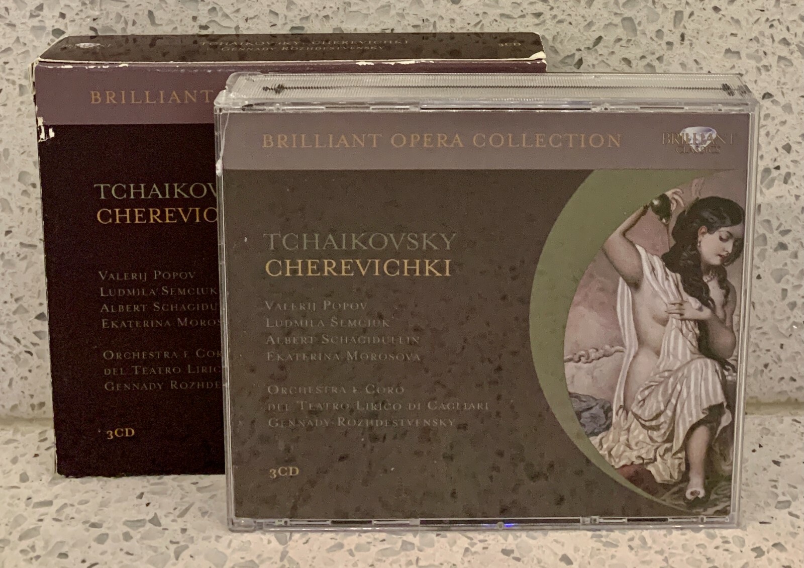 TCHAIKOVSKY Cherevichki (3 Discs, Brilliant) ROZHDESTVENSKY Popov ...