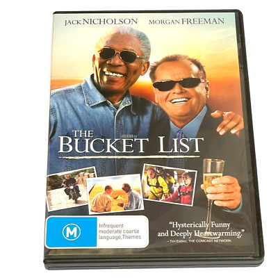 The Bucket List Movie DVD Featuring Jack Nicholson And Morgan Freeman ...