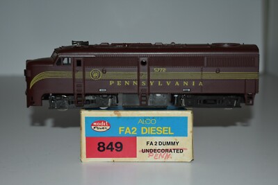 HO Scale Model Power 849 Pennsylvania FA2 Powered Diesel Locomotive ...