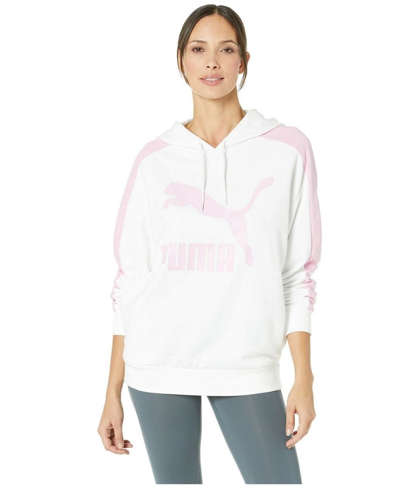 [578032-02] Womens Puma Classics Logo T7 Hoody | eBay