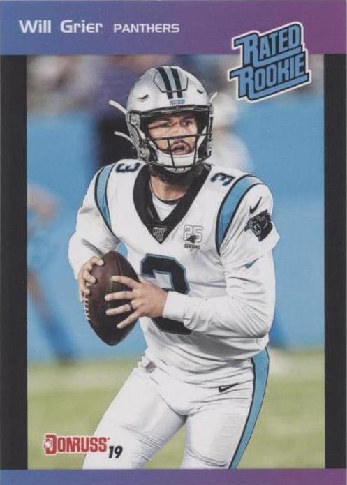 2019 Panini Instant NFL - Rated Rookies Will Grier #27 /280 (RC) for ...