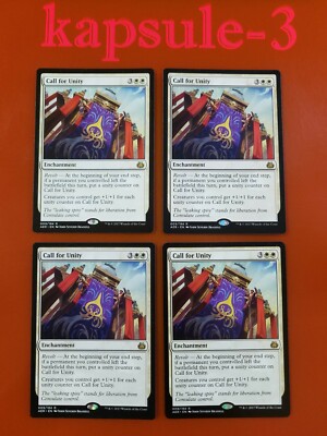 4x Call for Unity (LP-NM) | Aether Revolt | MTG Magic Cards | eBay