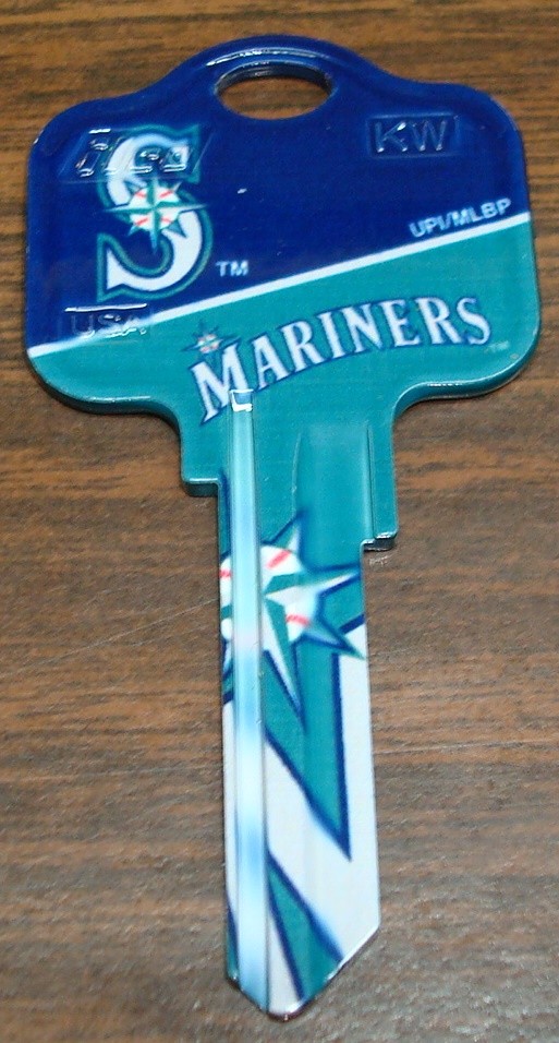 Great Gift Idea MLB SEATTLE MARINERS KWIKSET KW1, KW10, KW11 UNCUT KEY ...